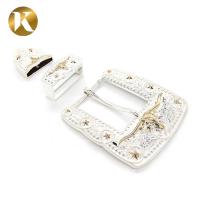 China Fashion Zinc Alloy Decorative Belt Buckles 40mm With Long Using Life for sale