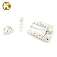 China Fashion Zinc Alloy Decorative Belt Buckles 40mm With Long Using Life for sale