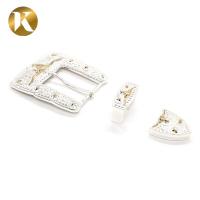 China Fashion Zinc Alloy Decorative Belt Buckles 40mm With Long Using Life for sale