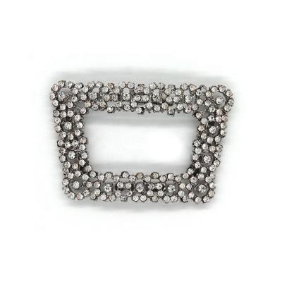China 2026 shoe buckle Rhinestone Ladies Crystal Shoes Decoration Accessories Silver Col for sale