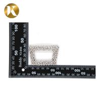 China 2026 shoe buckle Rhinestone Ladies Crystal Shoes Decoration Accessories Silver Col for sale