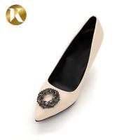 China Woman Vintage Rhinestone Shoe Clips 50*45mm With Elegant Appearance for sale