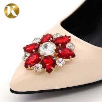 China Sun Flower Shape Decorative Shoe Clips 50*50mm Fashion Style For Ladies for sale