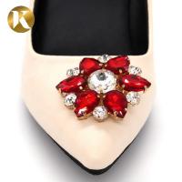 China Sun Flower Shape Decorative Shoe Clips 50*50mm Fashion Style For Ladies for sale
