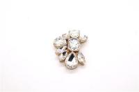 China Popular Fashion Style Crystal Shoe Clips Rhinestone Chain Buckle for sale