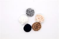 China Fashion Style Women'S Decorative Shoe Clips Flower Decoration Special Cloth Material for sale