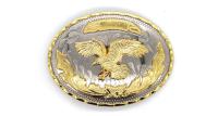 China Durable Zinc Alloy Pin Belt Buckles With Handwork And Machinery Technics for sale