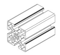 China T-Slot & V-Slot 50 Series Aluminum Profiles - 10-5050 for sale