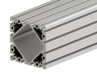 China Industrial T / V Slotted Aluminum Extrusion 100 - 200 Series 10-100100 for sale