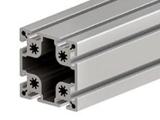 China Industrial T / V Slotted Aluminum Extrusion 100 - 200 Series 10-100100 for sale