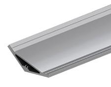 China LZ5050 Chemical Polishing Aluminum Extrusion Profile R Shaped for sale