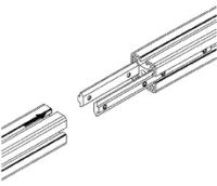China Connector Link 10 - 10 Aluminum Extrusion Profiles Anodic Oxidation for sale