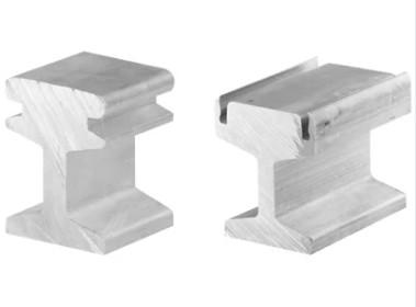China Transportation Extruded Aluminium Profile Guide Rail Anodic Oxidation Surface for sale