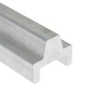 China Transportation Extruded Aluminium Profile Guide Rail Anodic Oxidation Surface for sale