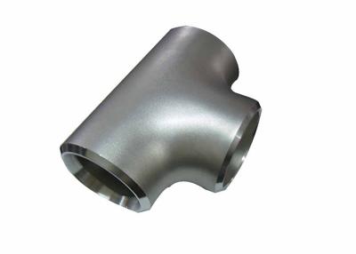 China ASME Standard Stainless Steel Fittings / 1″- 4″ Stainless Steel Pipe Tee for sale