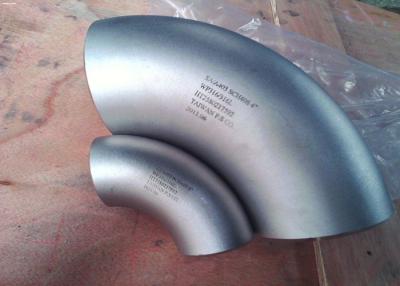 China 304 321 316 Stainless Steel Fittings , Sms 316l SS 90 Degree Elbow For pipeline for sale