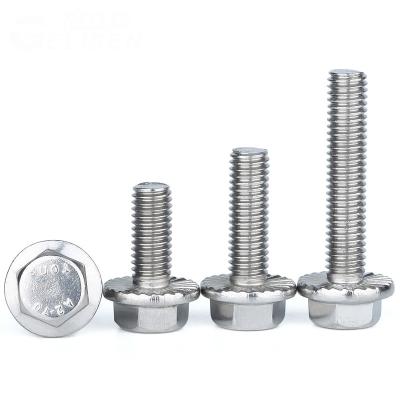China Welding DIN 6921 A2 M8x20 Stainless Steel Flange Bolt for sale
