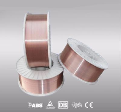 China ER70S-6 MIG Copper Welding Wire Gas Protection Co2 0.8mm 1.0mm 1.2mm for sale