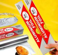 China Household Aluminum Foil Roll 0.025mm Thickness 30cm Width for Baking and Food Storage for sale