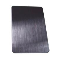 China 80mm 201 Colored Stainless Steel Sheet Plate Brushed Titanium for sale