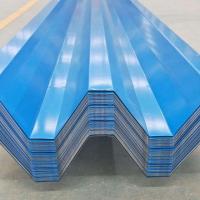 China Prepainted PPGI Galvanized Steel Corrugated Roofing Sheet 0.15-3.0mm Thickness for sale