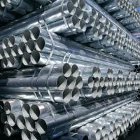 China Hot Dip Galvanized Steel Pipe 700g/m2 Zinc Coating 5.8m 6m Length Round Square Rectangular for sale