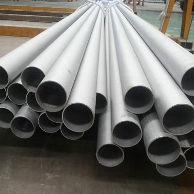 China SS409 SS410 SS430 Brushed Stainless Steel Pipe 5M 5.5M 6M Acid Resistance for sale