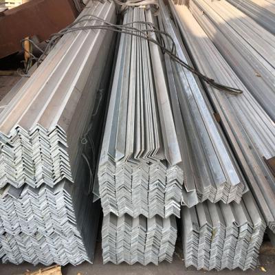 China Hot Dip Galvanized Angle Steel 25mm to 200mm Q195 Q215 12m Length for sale