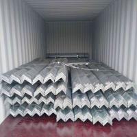 China Hot Dip Galvanized Angle Steel 25mm to 200mm Q195 Q215 12m Length for sale
