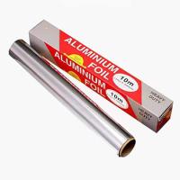 China Household 8011 Aluminium Foil Roll 0.010-0.2mm Thickness 200-600mm Width Food Grade for sale