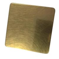 China 201 304 Etching 8K Mirror Finish Stainless Steel Sheet Gold Color 0.2-3mm for Elevator Lift for sale