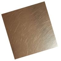 China 201 304 Etching 8K Mirror Finish Stainless Steel Sheet Gold Color 0.2-3mm for Elevator Lift for sale