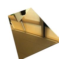 China 201 Colored Stainless Steel Sheet Antique Bronze Finish 2438mm Length for Decorative Use for sale