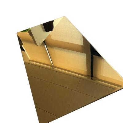 China 201 Colored Stainless Steel Sheet Antique Bronze Finish 2438mm Length for Decorative Use for sale