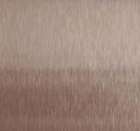China 201 Colored Stainless Steel Sheet Antique Bronze Finish 2438mm Length for Decorative Use for sale