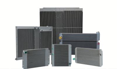 China Air to Air Heat exchanger for 4.5~271kw Compressor after cooler with fan and motor for sale
