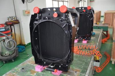 China Aluminum Vacuum Brazed combined oil cooler radiator for construction machinery oil cooling solutions for sale
