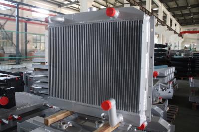 China Customized aluminum bar plate fin heat exchanger combi oil cooler with air after cooler for sale