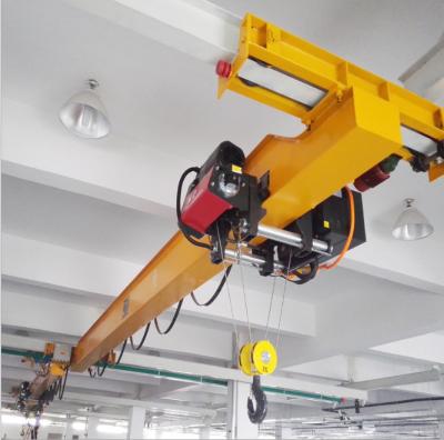 China 2T Span 12m Suspended Single Girder Eot Crane Remote Control Single Speed,Electric hoist suspension crane for sale