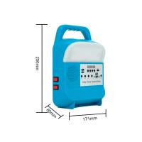 China 4Lamps Solar LED Home Lighting System 20W Waterproof Emergency Power Supply for sale