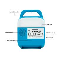 China 4Lamps Solar LED Home Lighting System 20W Waterproof Emergency Power Supply for sale