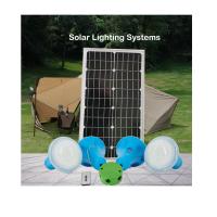 China Portable Solar Home Lighting System 25W Battery 6V MultiFunction Power Station for sale