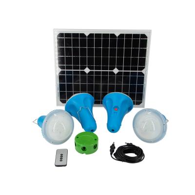 China Portable Solar Home Lighting System 25W Battery 6V MultiFunction Power Station for sale