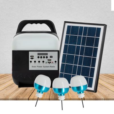 China Mini Battery IP65 Solar Home Lighting Panel System 5W DC Storage Power for sale