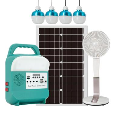 China Mini Portable Solar Home Lighting Energy System Mp3 For Outdoor Aluminium Alloy for sale