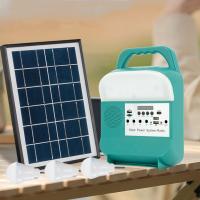 China Outdoor Portable Solar Home Light System Kit Mini Power Led Charging Monocrystalline for sale