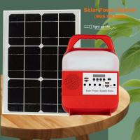 China Indoor Home Solar Lighting Panel Energy Systems Charger Kits Mini Portable for sale