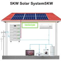 China Complete 5Kw Home Solar Generator 5000W 220V System On Grid for sale