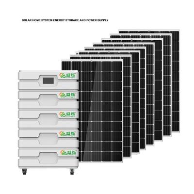 China Power System 	Portable Solar Generators 10KW 5KW System Kit For Houses for sale