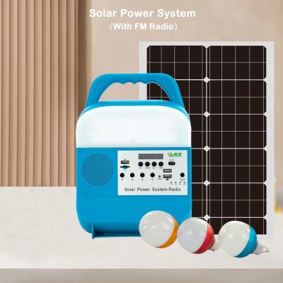 China 3W Portable Mini Solar Lighting System Home Energy For Indoor for sale
